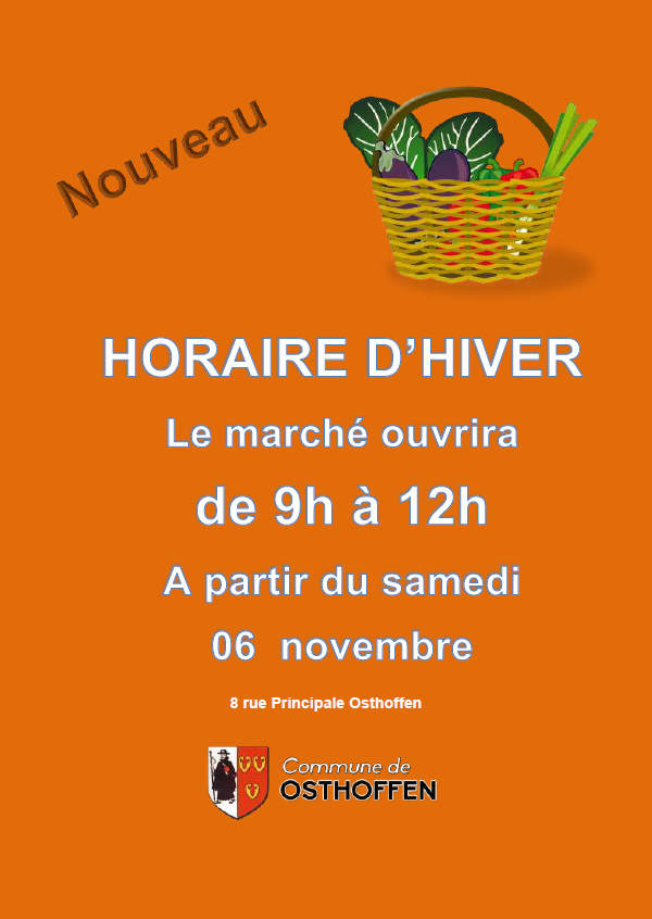affiche marche hiver - Mairie de Osthoffen en Alsace, Site officiel